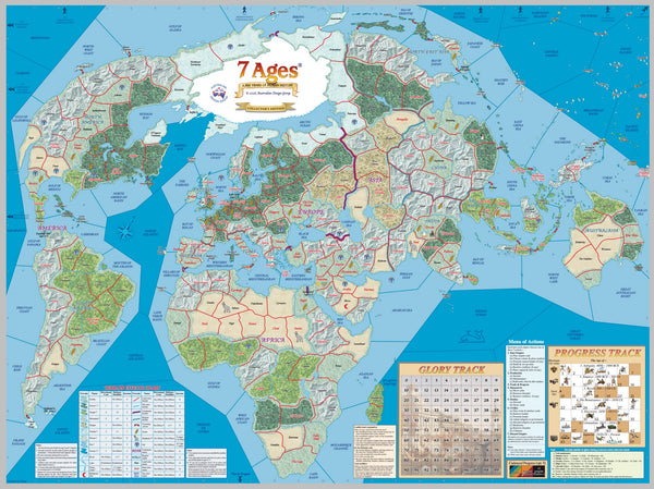 7 Ages CE hard-mounted Linen World Map (advance order) – Australian ...
