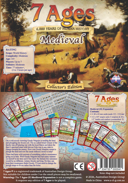 7 Ages CE Medieval Expansion (advance order) – Australian Design Group